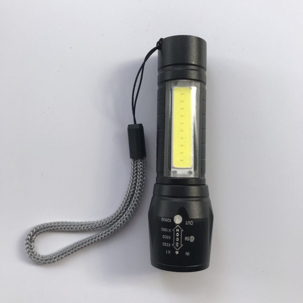 Portable Rechargeable Zoom LED Flashlight XPE Flash Light Torch Lantern ...