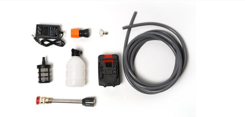 Spray Gun Car Wash 21V Portable Wireless Lithium Battery Cleaning Car ...