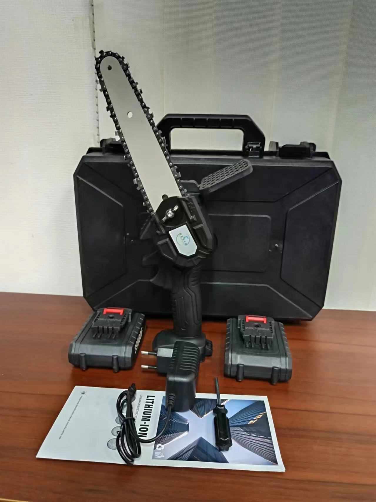 Devin power tool 4inch Battery Electric Chainsaw Cordless Mini Chain ...